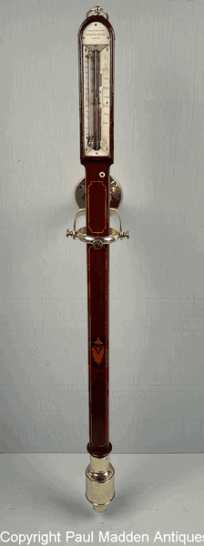 Antique Marine Ship Barometer by J. Somalvico, London – The Weather Store