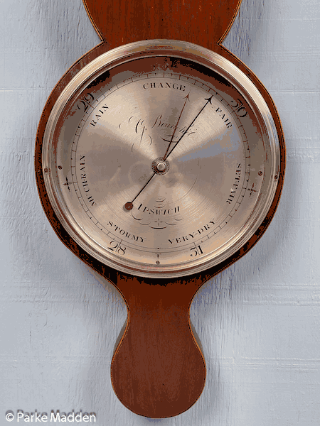 Antique Round Top Wheel Barometer by G. Bianchi of Ipswitch – The ...