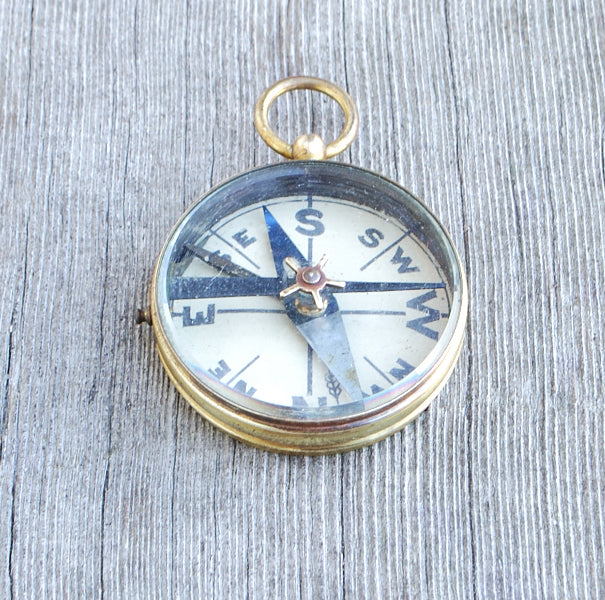 French Pocket Compass w/External Pointer – The Weather Store
