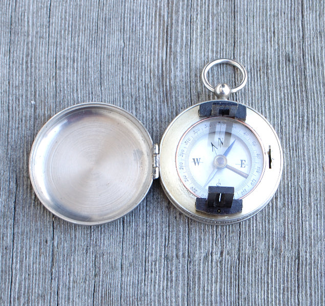 French Pocket Surveying Compass – The Weather Store