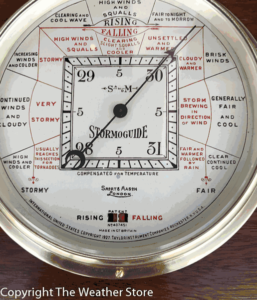 Vintage Short & Mason Stormoguide Barometer 1927 – The Weather Store