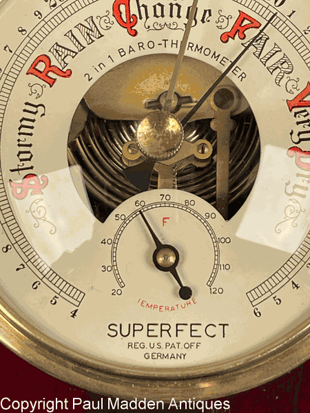 Vintage Superfect Barometer & Thermometer – The Weather Store